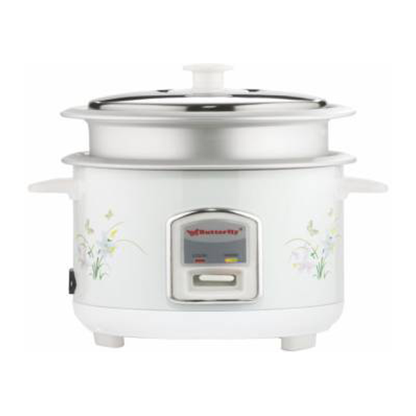 Buy BUTTERFLY KRC 07 1.0 L WHITE ELECTRIC 1 L RICE COOKER kitchen ...
